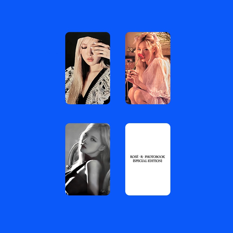 3 pcs/set ROSE BP K4 Lomo Cards Solo SPECIAL EDITION Photocards Kpop ...