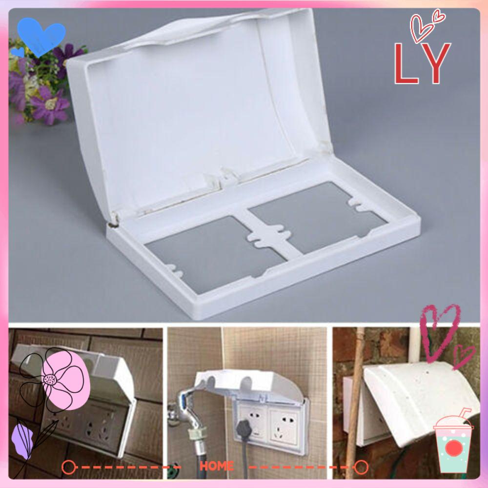 LY 1PC White Electric Plug Cover Power Outlet Splash Box Socket ...