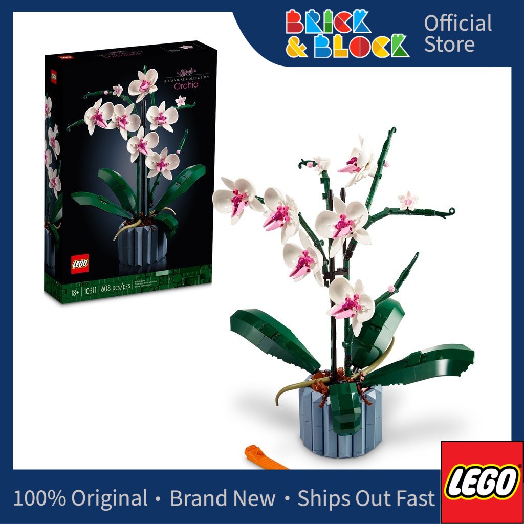 LEGO 10311 Orchid | LEGO Botanicals | Orkid | Shopee Malaysia