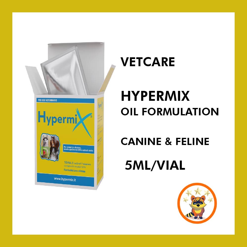 Vetcare Hypermix Oil Formulation Canine Dog & Feline Cat Kucing 5ML ...