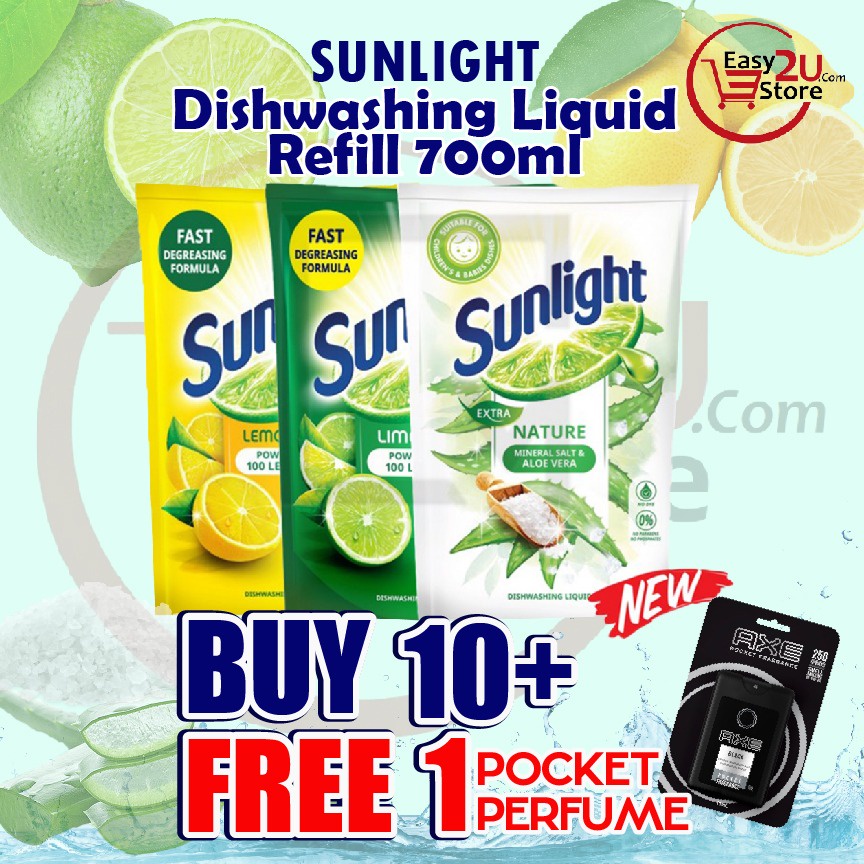 Sunlight Dishwash Liquid Refill - 700ml | Shopee Malaysia