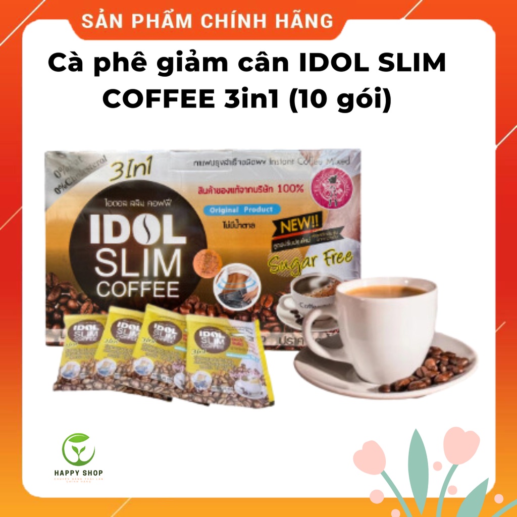 Idol SLIM Coffee Weight Loss Coffee 3in1 (10 Packs) | Shopee Malaysia