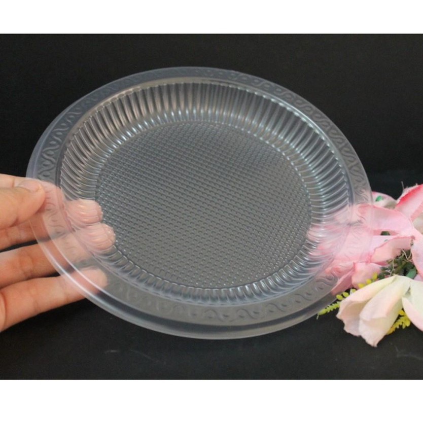 PLASTIC PP PLATE DISPOSABLE (TRANSPARENT) | Shopee Malaysia