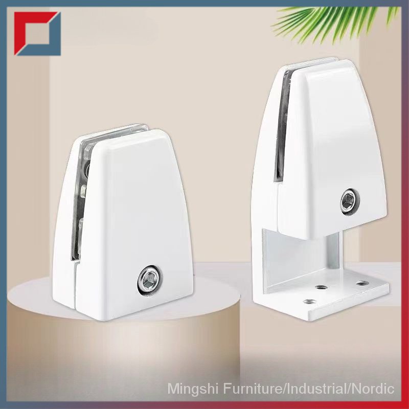 Desktop screen fixed clip aluminum alloy glass clip workstation baffle ...