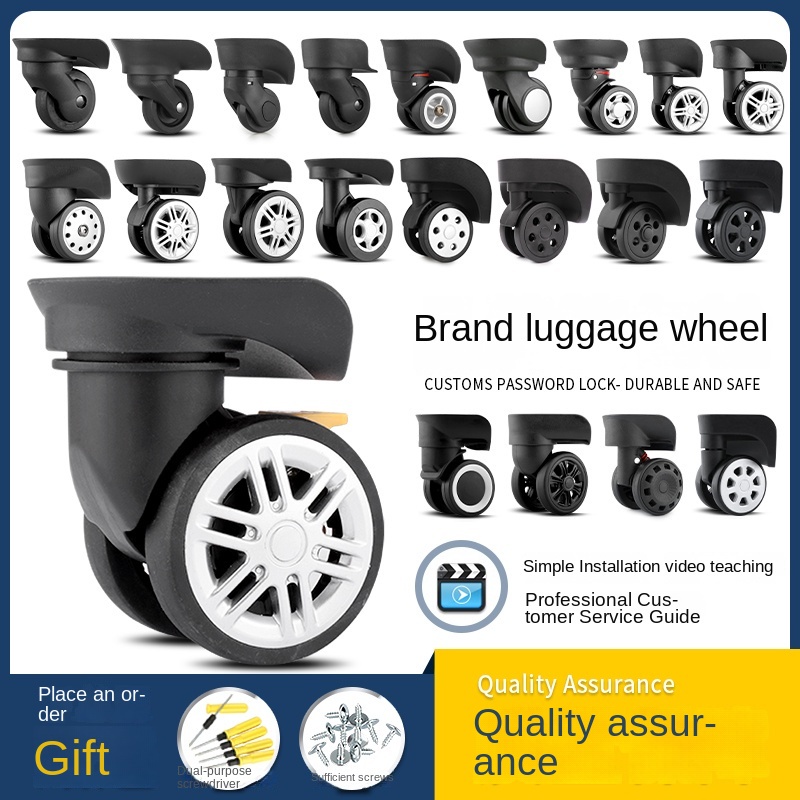 Luggage compartment wheel accessory universal wheel trolley box Luggage ...