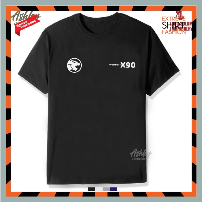 T Shirt Round Neck Cotton Proton X90 SUV 7 Seater GEELY Car Uniform ...