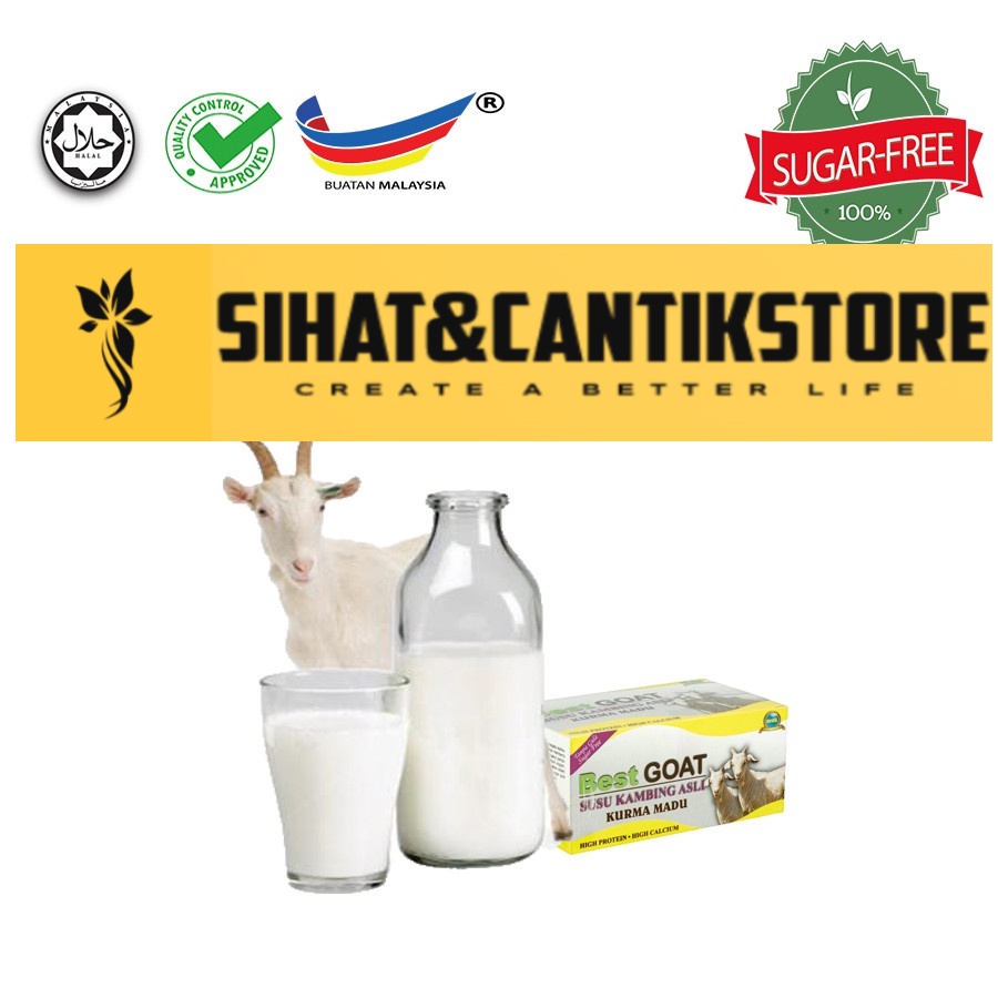 BEST GOAT Susu Kambing Kurma Madu Tanpa Gula Sugarfree NO GULA TAMBAHAN ...