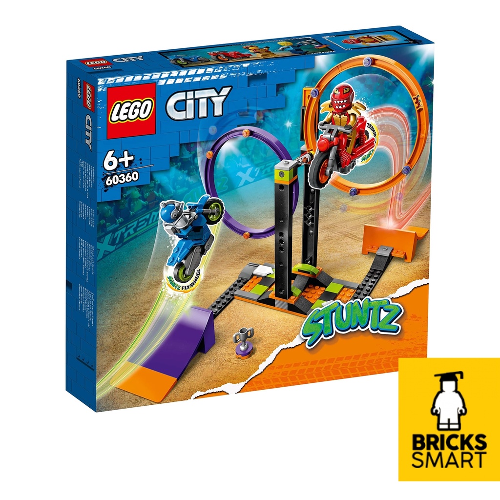 LEGO 60360 City Spinning Stunt Challenge Building Toy Set (117 Pieces ...