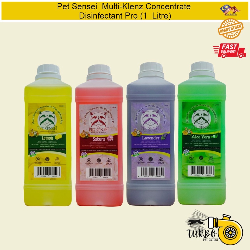Pet Sensei Multi-Klenz Concentrate Disinfectant Pro ( Sakura / Lemon ...