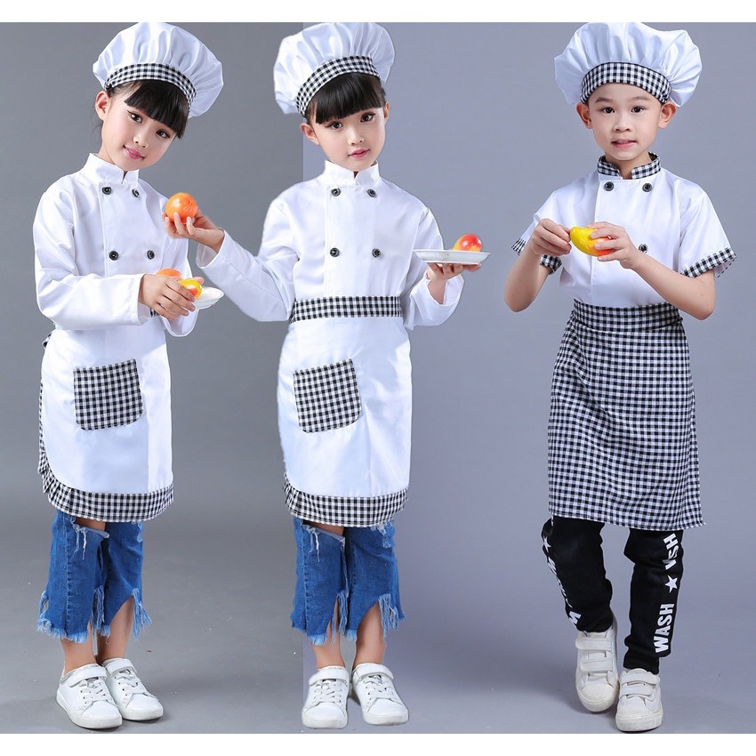 Children's Chef Costume Performance Costume Children's Chef Costume COS ...