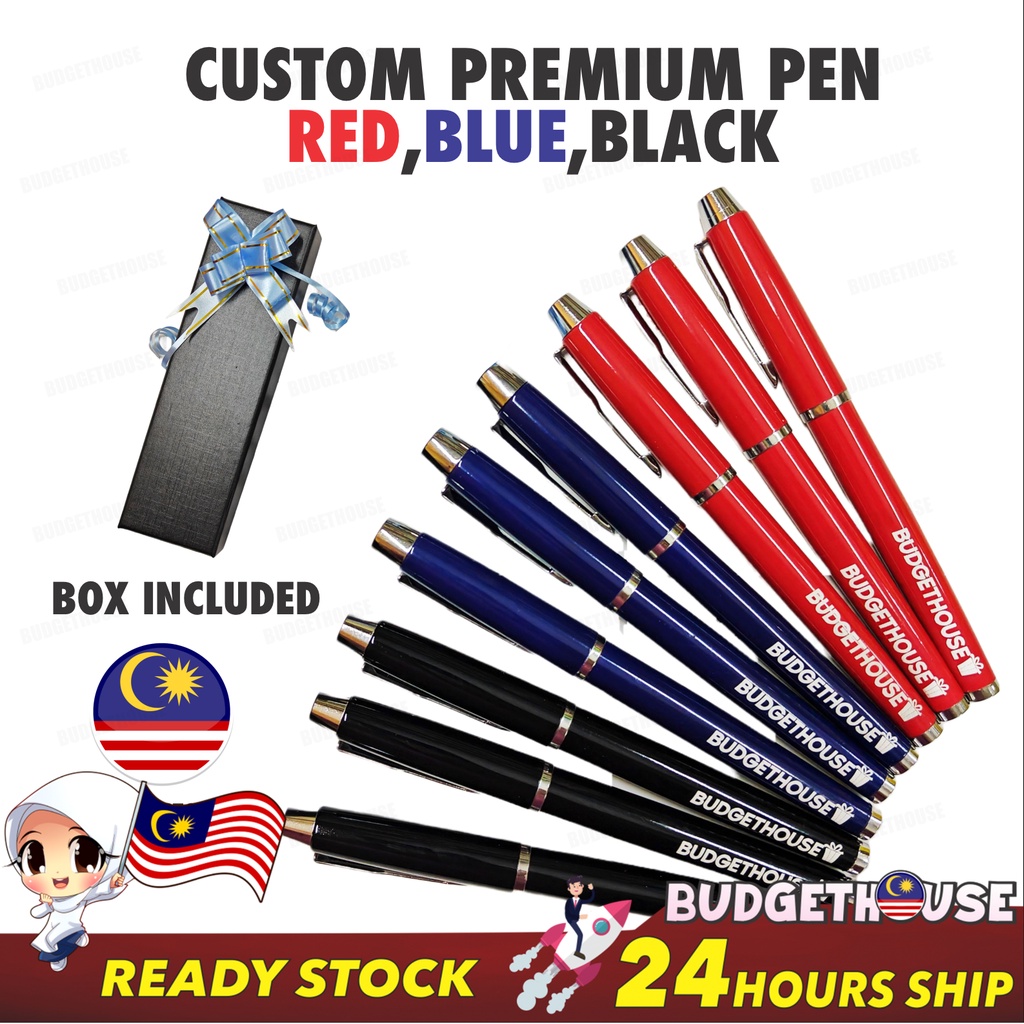 CUSTOM ENGRAVE Personalised Premium Metal Pen Custom Engrave Pen ...