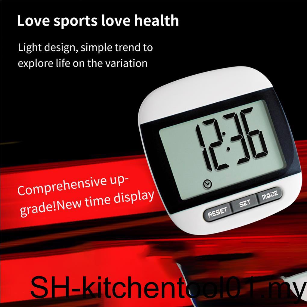 Step Counter Digital Pedometer Counting Device Compact Size Light ...