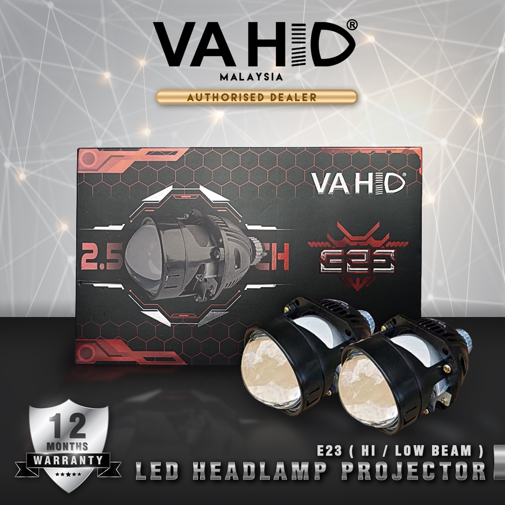 VAHID E23 Led Retrofit Headlamp Projector Lens 2.5inch 40w | Shopee Malaysia