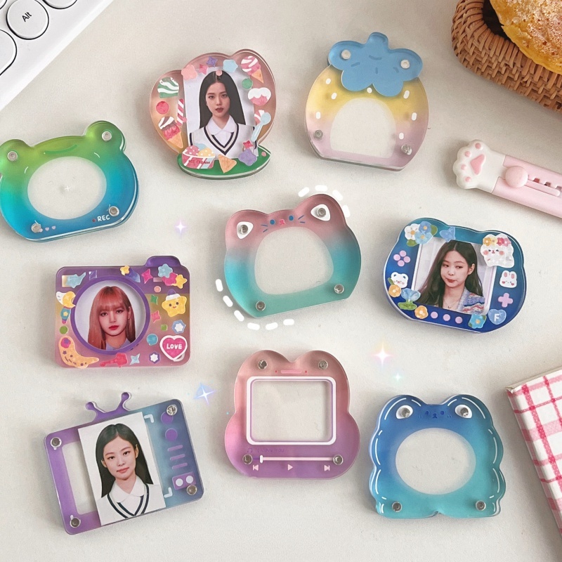 Mina Special-Shaped Gradient Photo Frame Cuckoo Card Brick Transparent ...