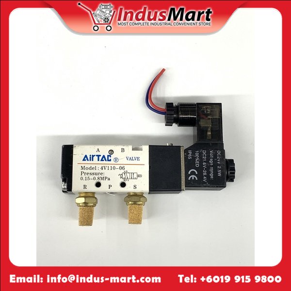 [Refurbish] AIRTAC 4V110-06 Solenoid Air Valve | Shopee Malaysia