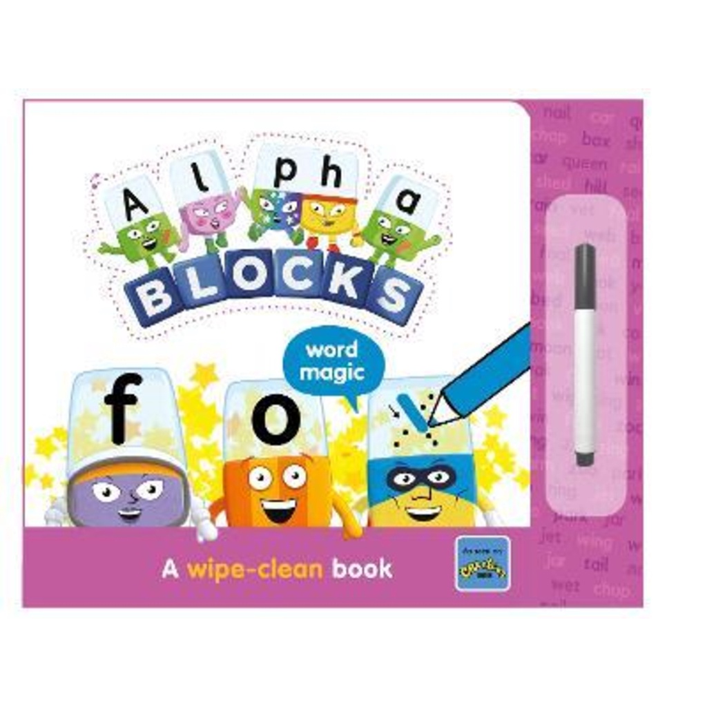 [English - 100% Original] - Alphablocks Word Magic: A Wipe-Clean Book ...