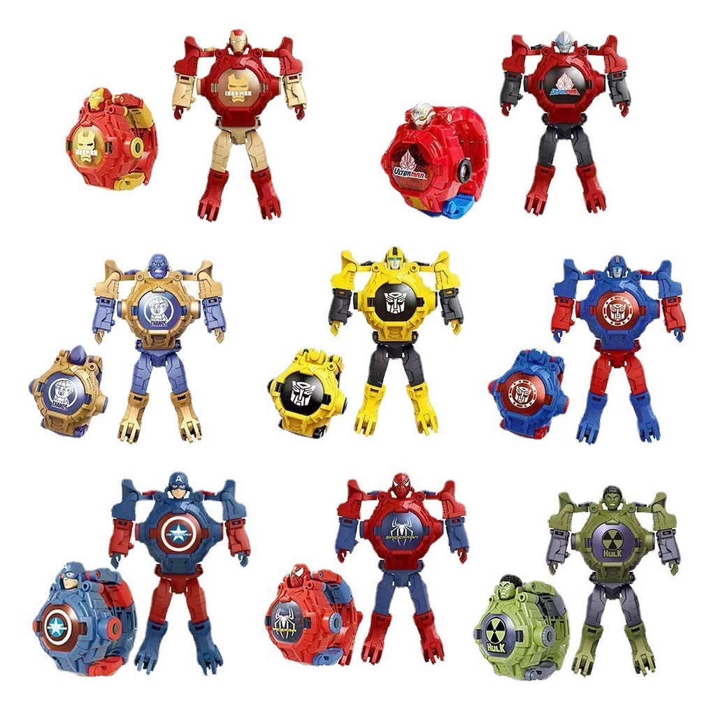 [New Style] Children Cartoon Watch Projection 21 Pattern Transforming ...