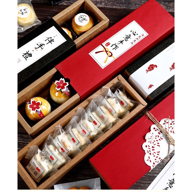 Mooncake box/4holes 50g/4 holes 80g Drawer Cookies/ New year Box /Cny ...