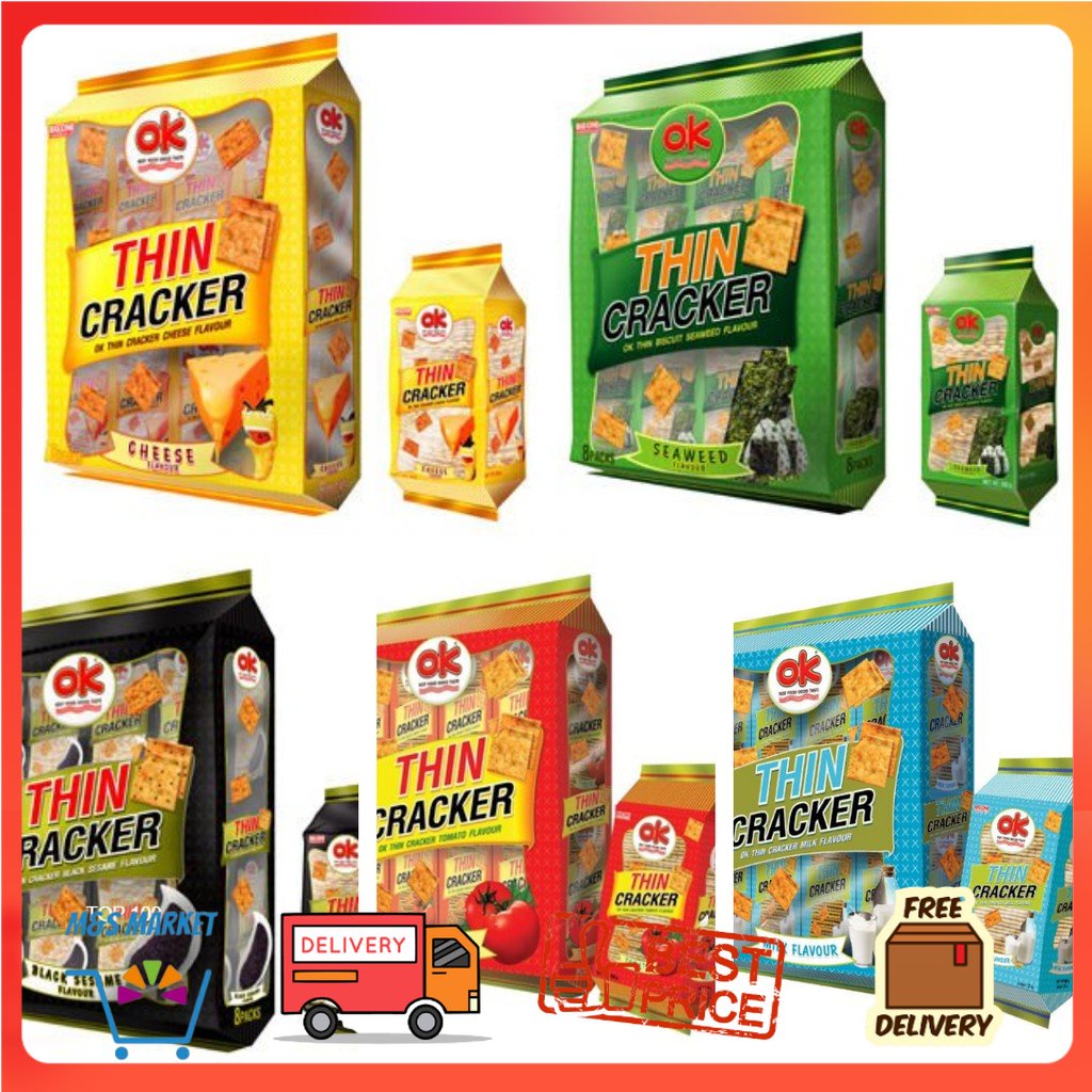 🔥(HOT)🔥 OK Thin Cracker 60g ok ok (Thailand Imported) | Shopee Malaysia