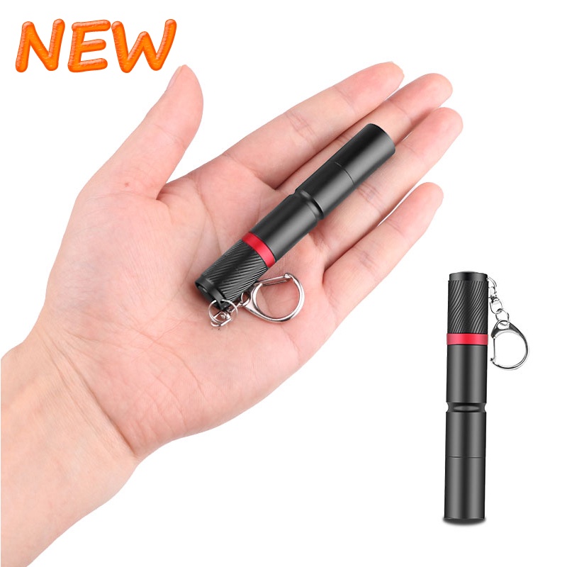 8000LM Portable Pen Light Keychain Mini Flashlight Pocket LED Torch Pen ...