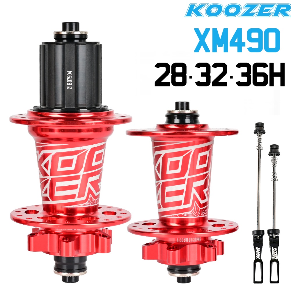 Koozer XM490 Hubs Sealed bearing MTB Mountain Bike hub QR Thru 28 32 36 ...
