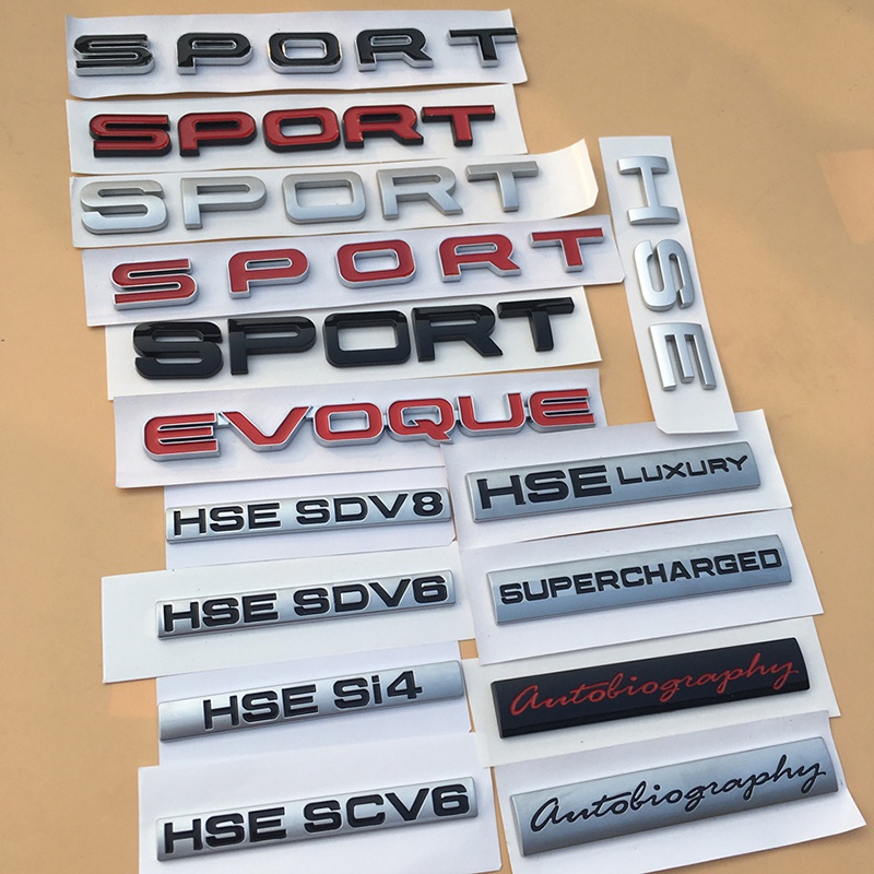 SPORT Emblem for Land Range Rover SV Autobiography Discovery HSE Luxury ...