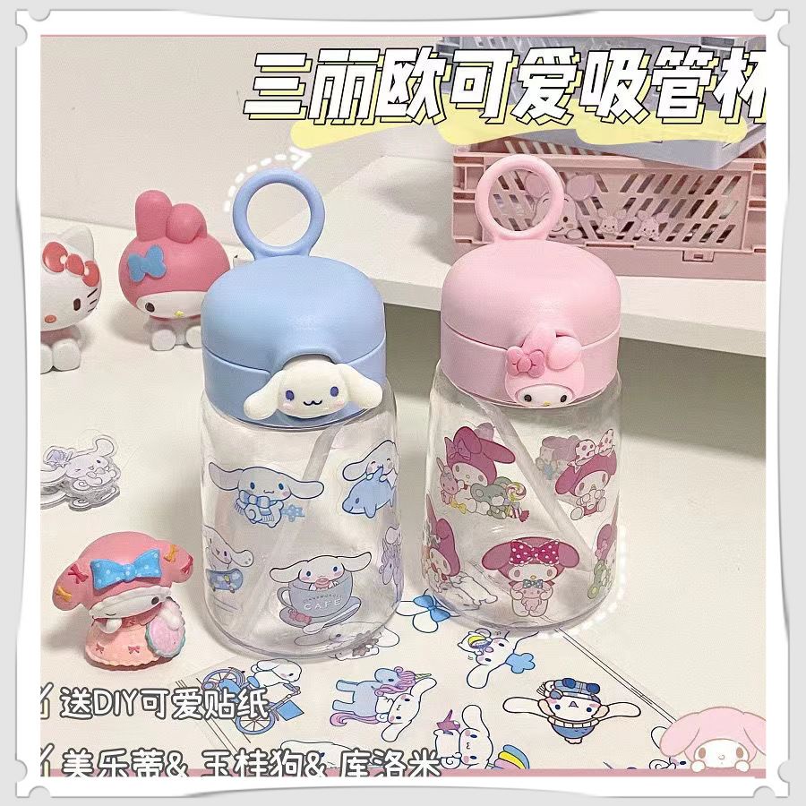 Sanrio Cup Cinnamoroll Kuromi My Melody Pom Pom Purin Cute Cartoon ...