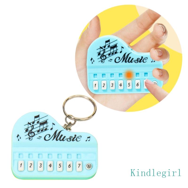 KING Piano Toy Keychain Mini Real Working Finger Piano Keychain With ...