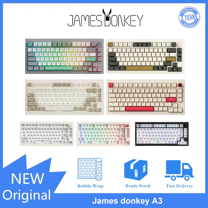 James Donkey A3 Wireless Mechanical Keyboard RGB Customized Keyboard ... James Donkey A3 Wireless Mechanical Keyboard RGB Customized Keyboard ...