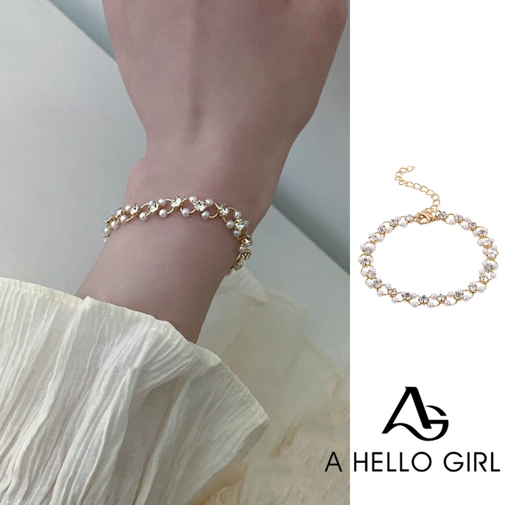 Exquisite Pearl Bracelet Female French Temperament Light Luxury High ...