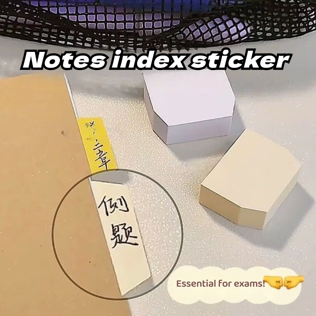 4Pcs/set Note Index Sticker Label Stickers Adhesive Memo Sticky Note ...