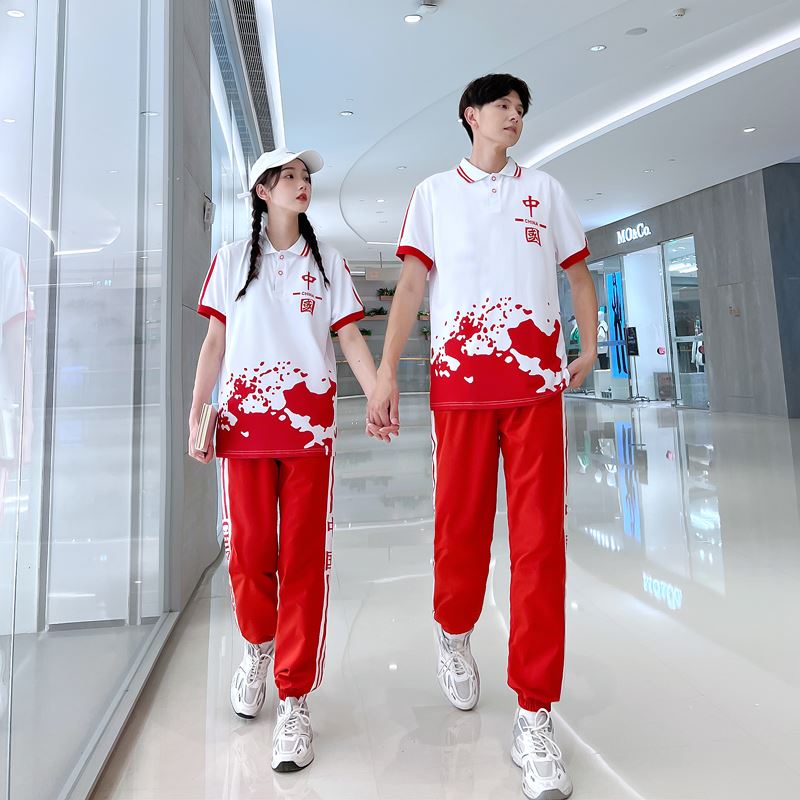 Chinese Summer Sportswear, Men's And Women's Short Sleeve Shirts ...