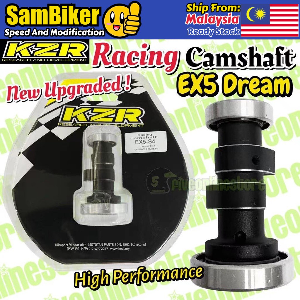 KOZI KZR S4 Racing Camshaft Cam Shaft Standard EX5 / EX5 Dream New Upgraded Cam Set High ...