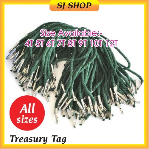 Treasury Tags | 4T 5T 6T 7T 8T 9T 10T 12T | Green Tag | Tali Hijau | 青绳 ...