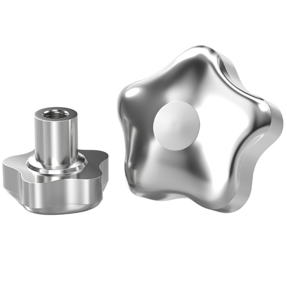 [Quick Shipment-] 304 Stainless Steel Torx Handle Nut Hand Wheel Star ...