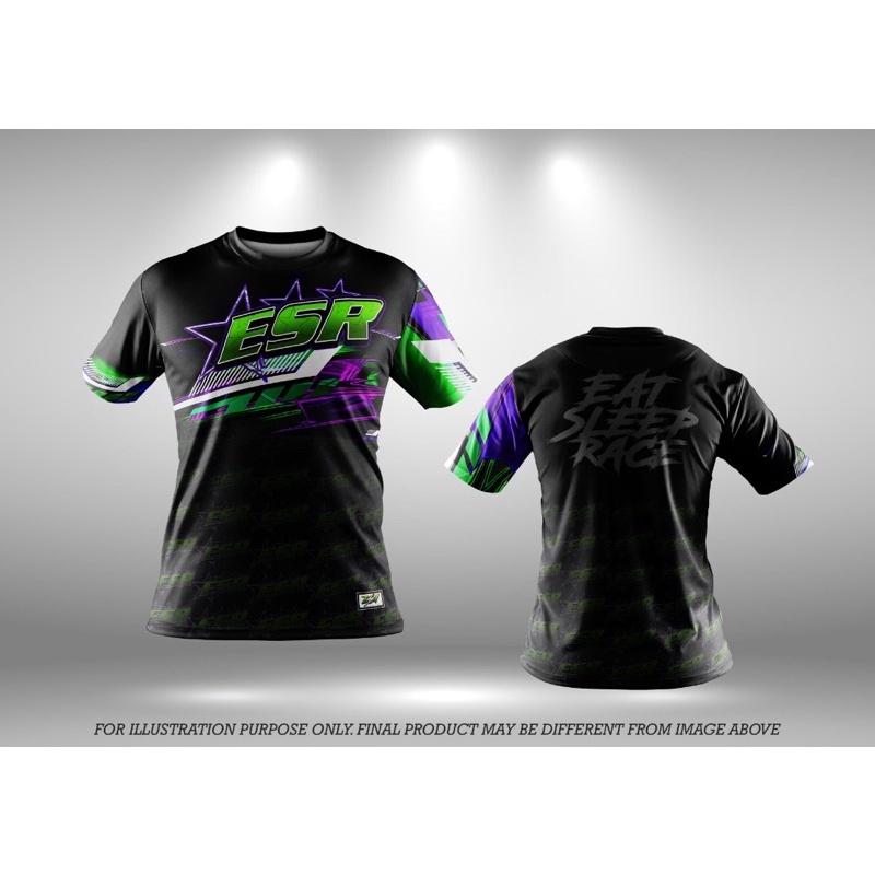 ESR MOTOR T-SHIRT 2021 PREMIUM EDITION | Shopee Malaysia