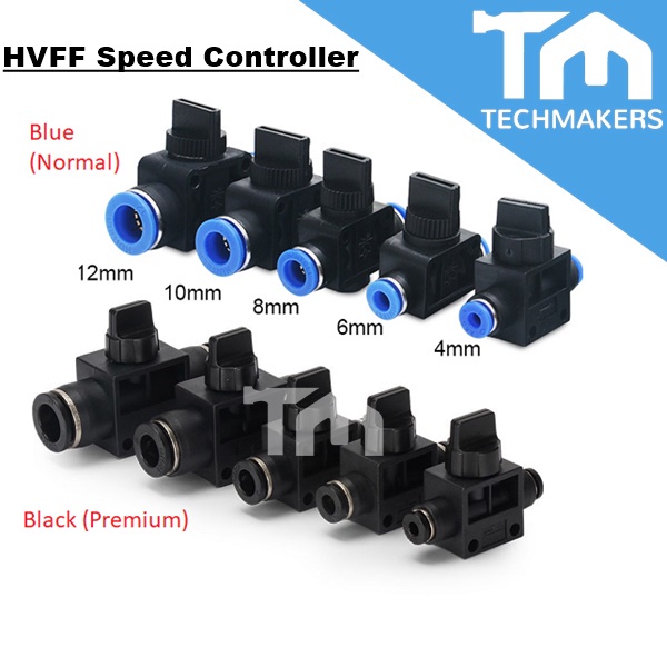 HVFF Pneumatic Part Connector Quick Push Hose Tube Fitting ...