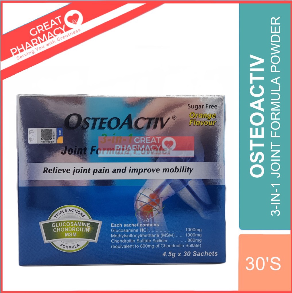 OSTEOACTIV 3in1 Joint Formula Powder 30s | Shopee Malaysia