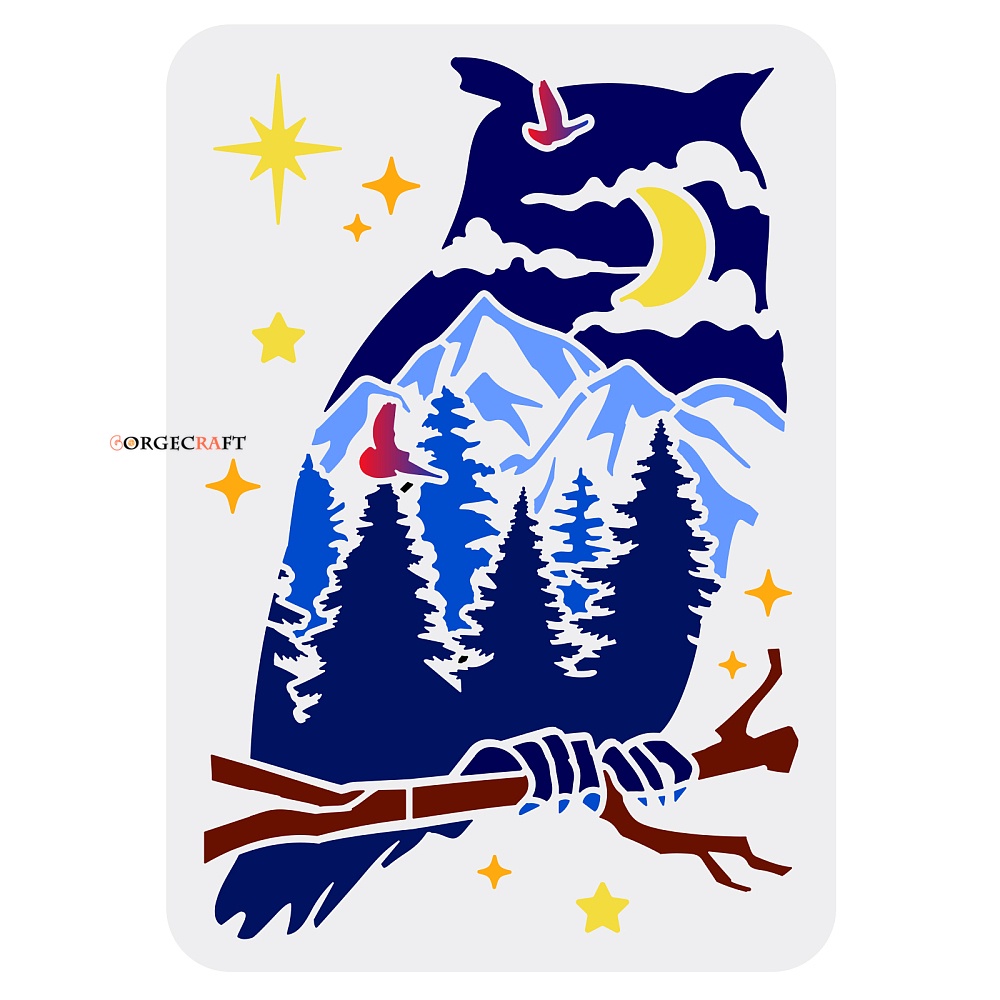 Plastic Drawing Painting Stencils Templates for Painting on Scrapbook ...