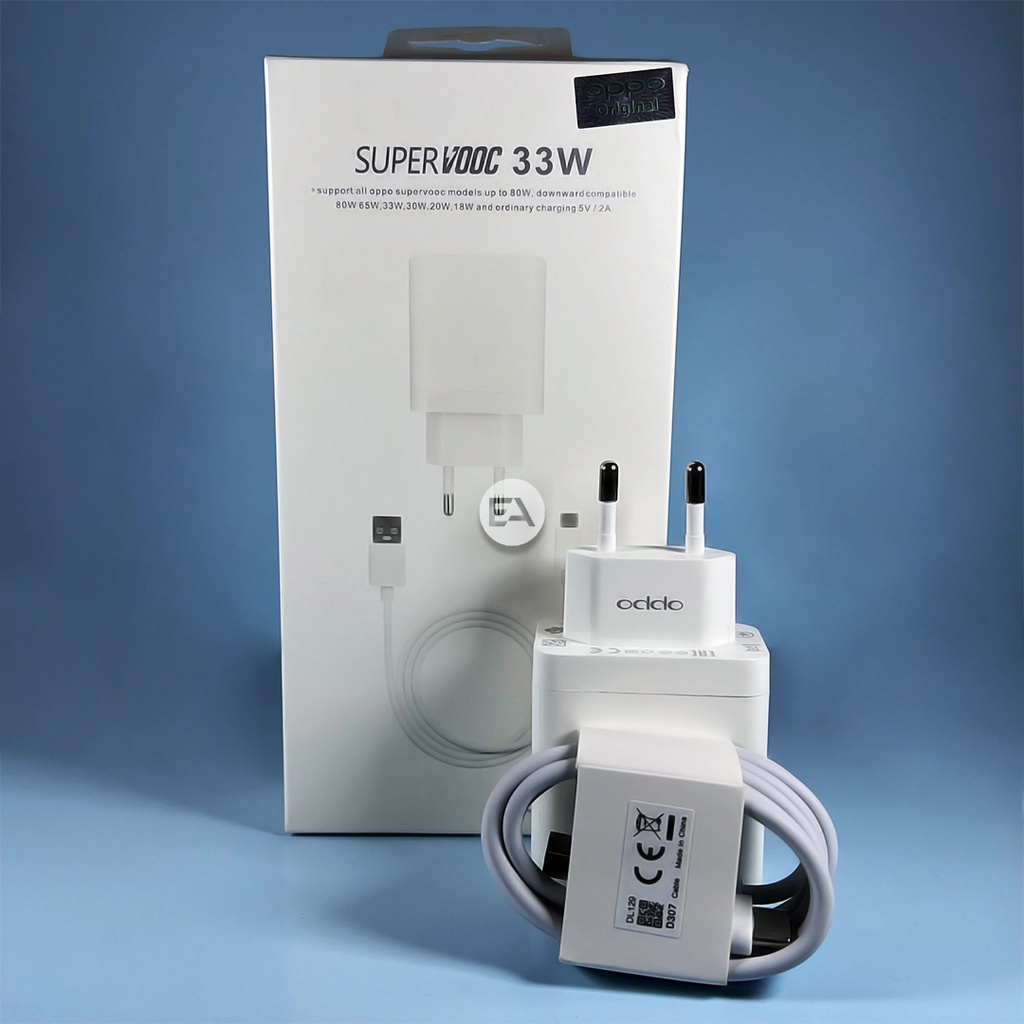 Charger Oppo 33W super vooc 3A 11V Type C FAST CHARGING ORIGINAL 100% ...