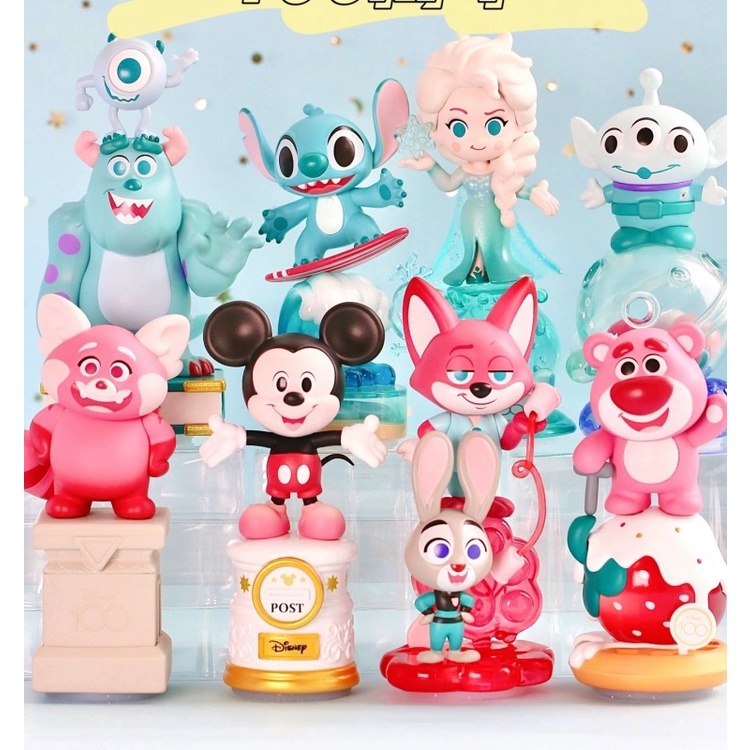 Disney's 100th anniversary series of blind box models, Lotso, Mickey ...