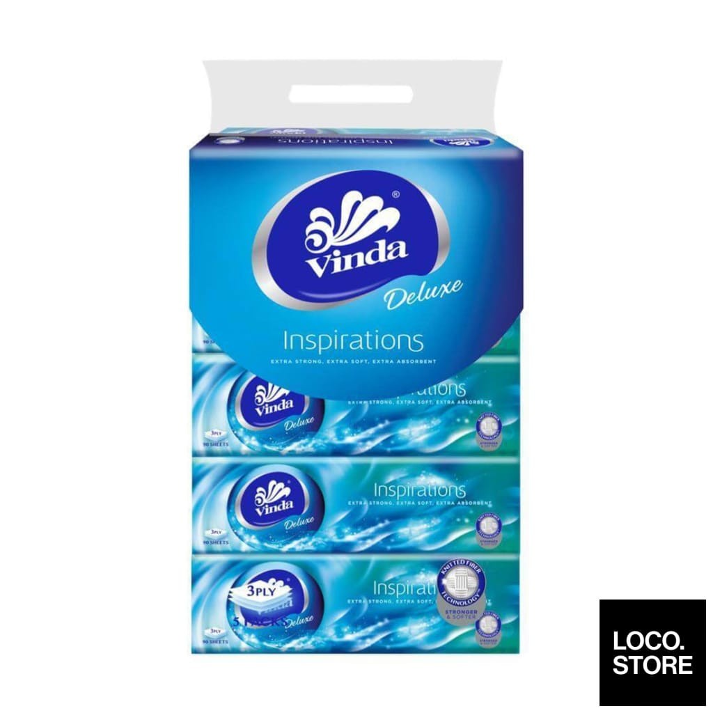 VINDA Deluxe Tissue 3 ply (M) 90s x 5 | Shopee Malaysia