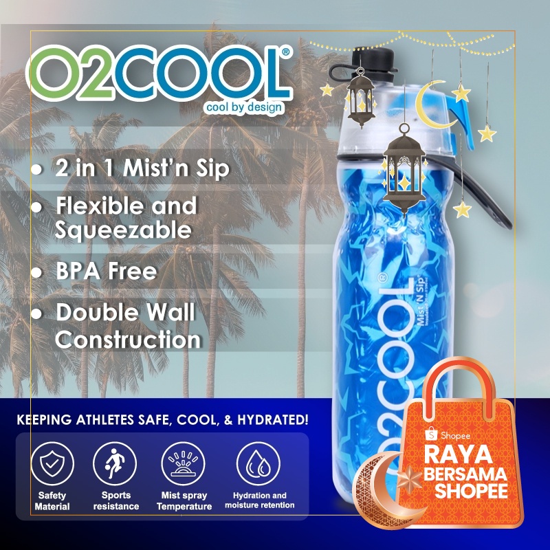 [Authentic] O2COOL Elite Mist N Sip - Classic Cracker (20oz / 590ml ...