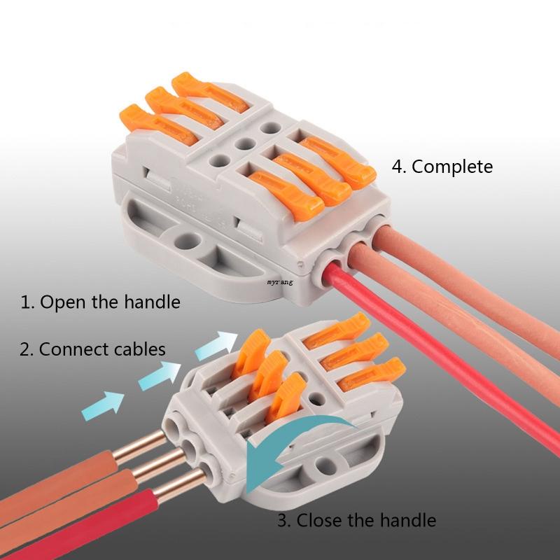 For AWG28-12 Electrical Connectors Wire Block Clamp Terminal Cable ...