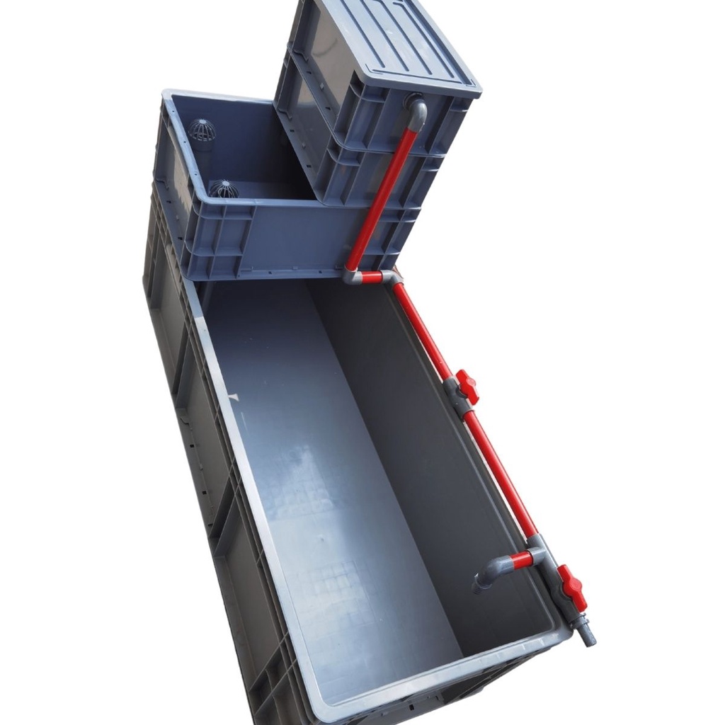 Tortoise Feeding Non-Airtight Crate Plastic Case Turtle Goldfish DIY ...