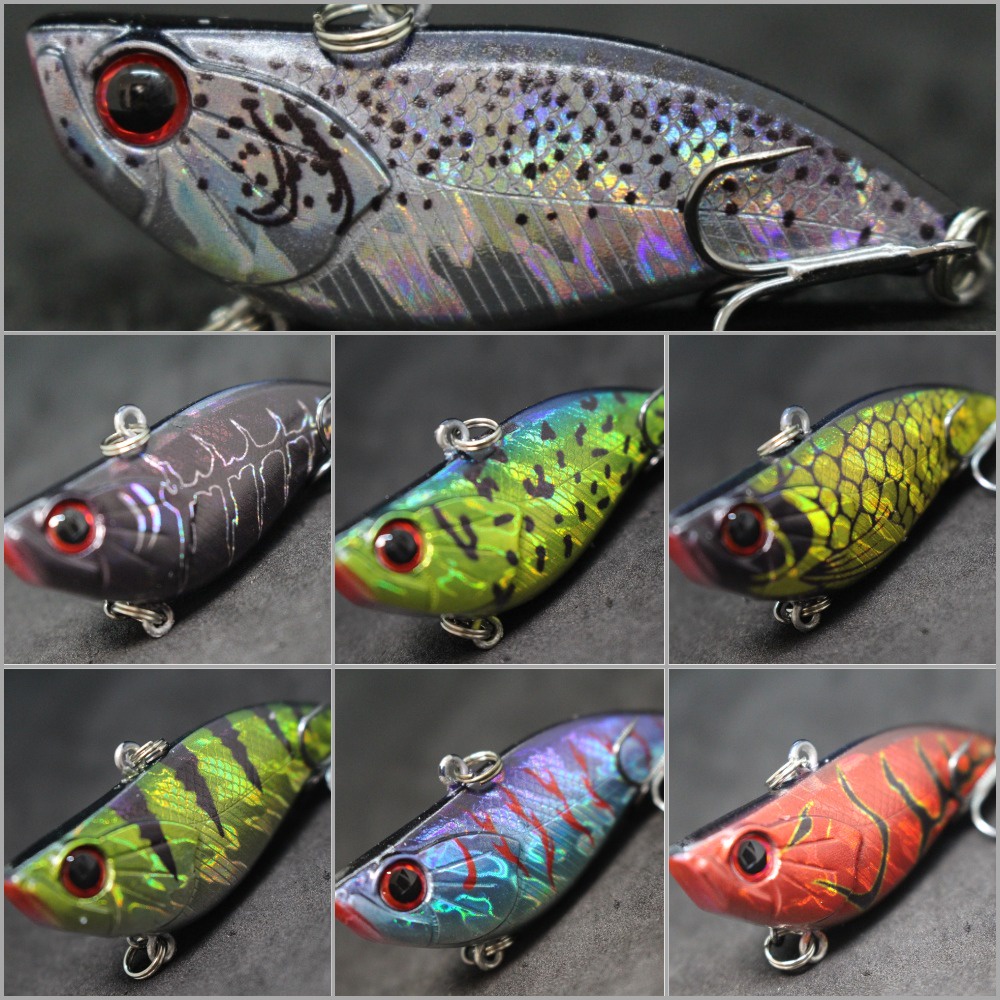 wLure Lipless Fishing Lure VIB 16g Tight Wiggle Sinking Long Casting ...