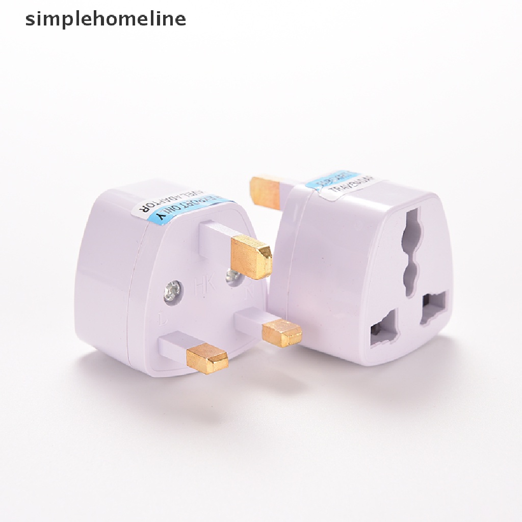 simplehomeline 1 PC Universal AU EU to UK AC Power Plug Travel Wall ...