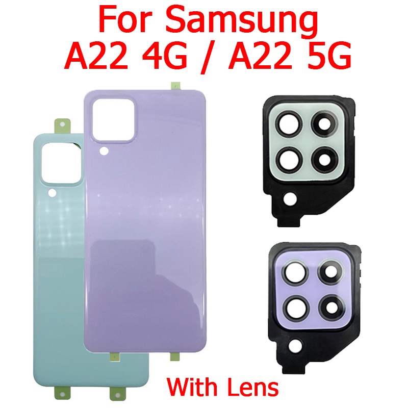 Original New For Samsung Galaxy A22 4G / A22 5G Back Battery Cover Door ...