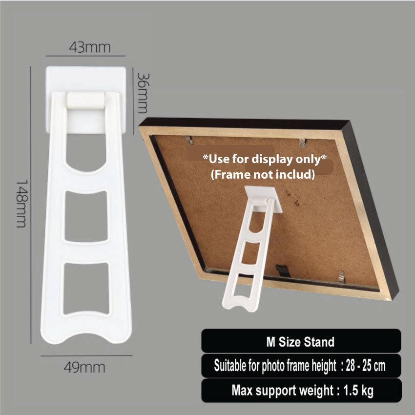 Plastic Stand Frame Bracket Holder Back Support | Shopee Malaysia