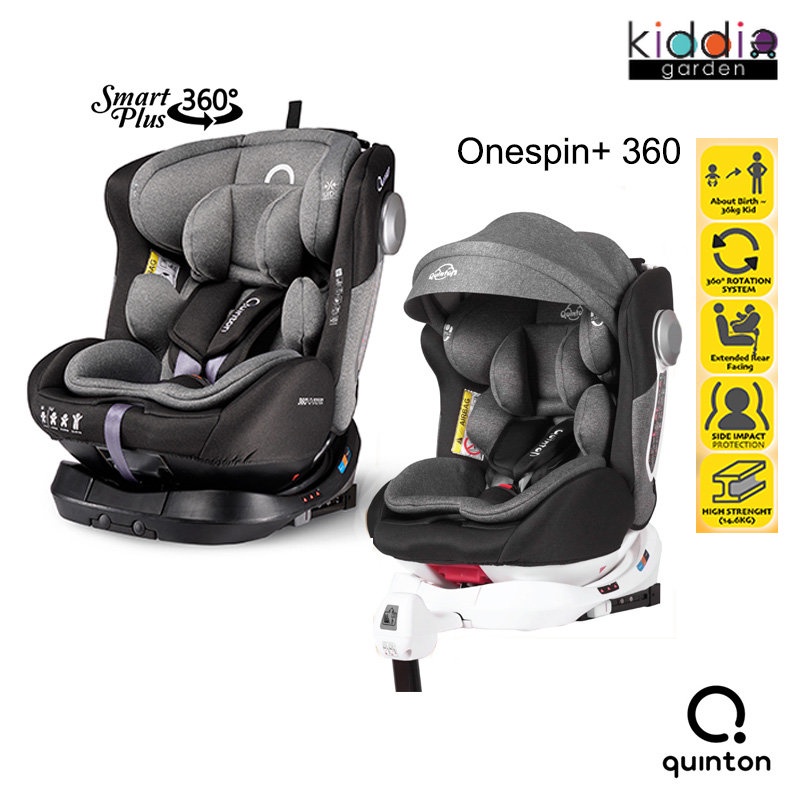 Quinton One Spin+ 360 /Smart Plus 360 Baby CarSeat Kiddie Garden ...